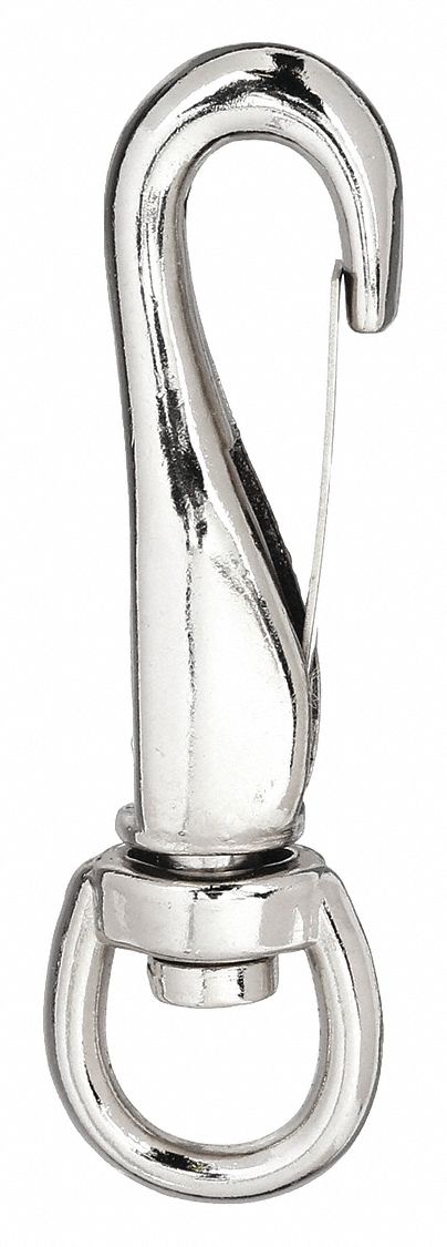 LUCKY LINE PRODUCTS ECONOMY SPRING SNAP,L 2 IN,PK 10 - Eye Pulleys and ...