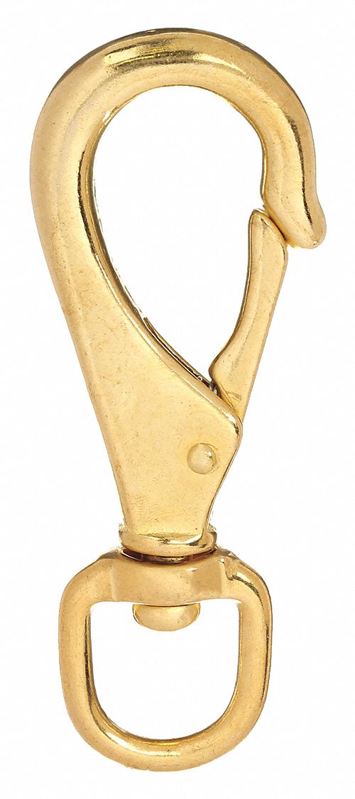 LUCKY LINE PRODUCTS, 1 Snaps, Solid Gate, Utility Spring Hook - 4FCT6 ...