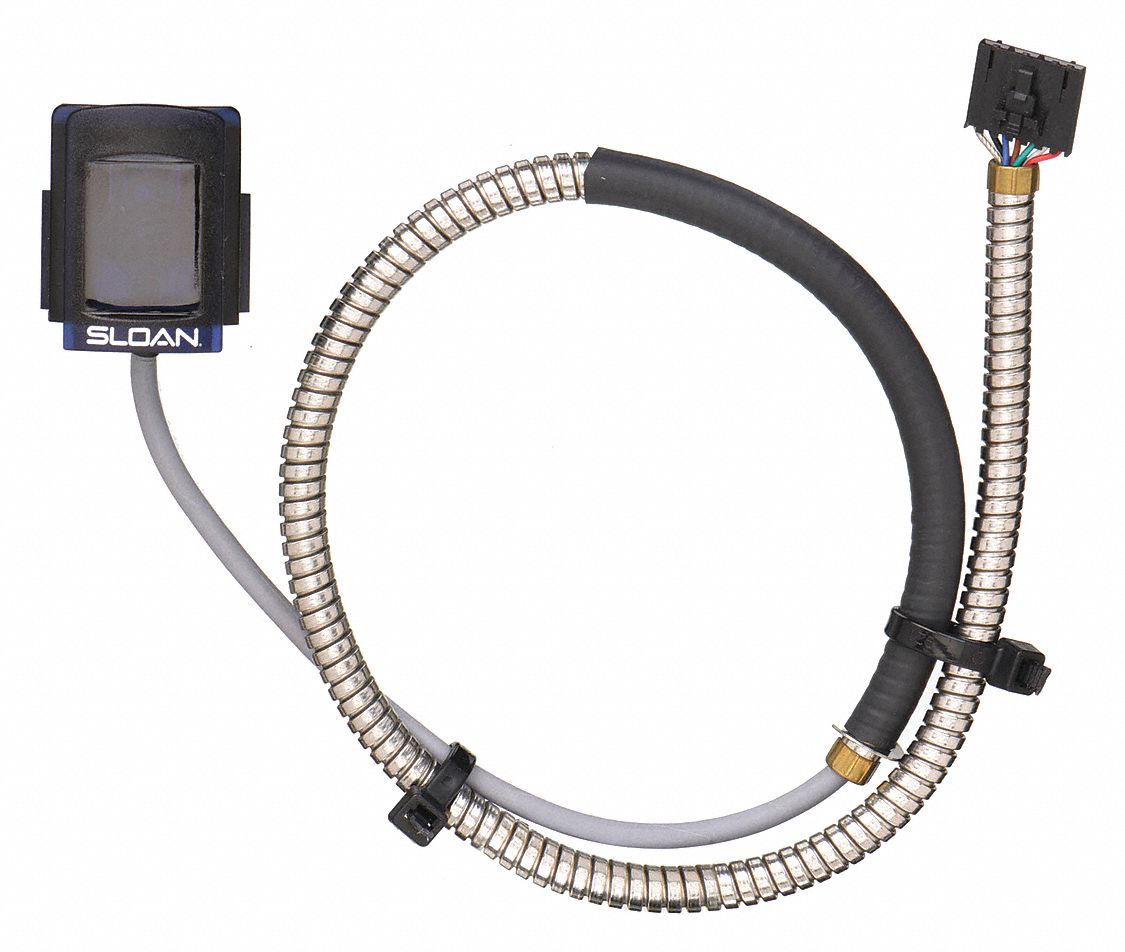 SLOAN, Chrome, Sensor Housing and Cable, Sensor Replacement Kit - 4FFA2 ...