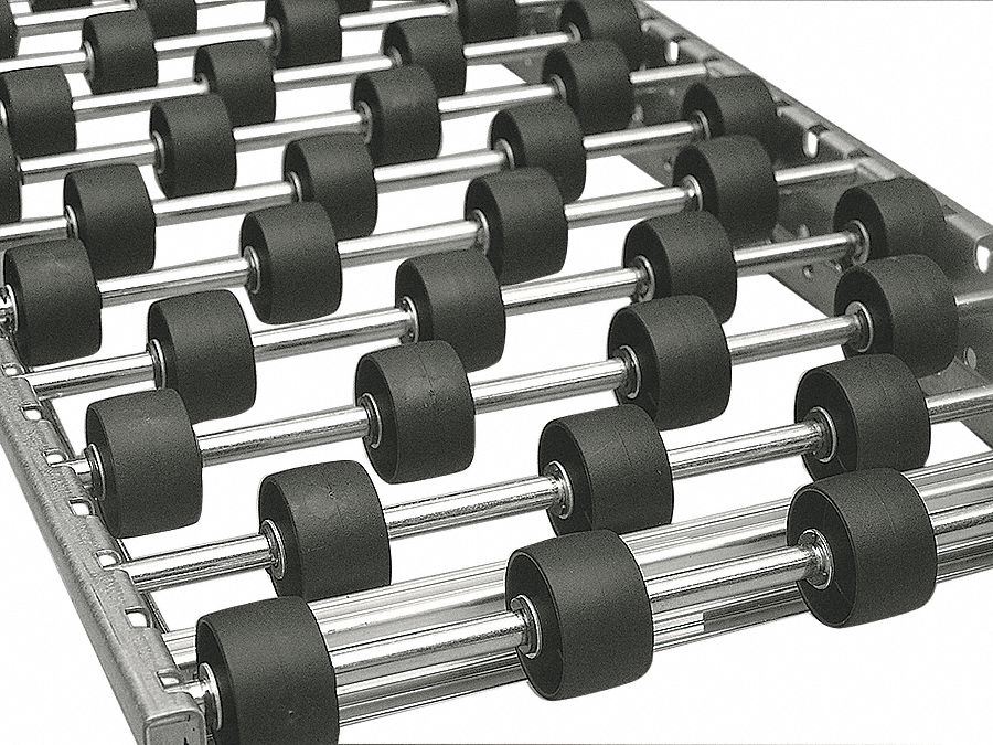 11 3/4 in Overall Wd, 40 lb/ft, Flow Rack Conveyor - 4FFF1 ...