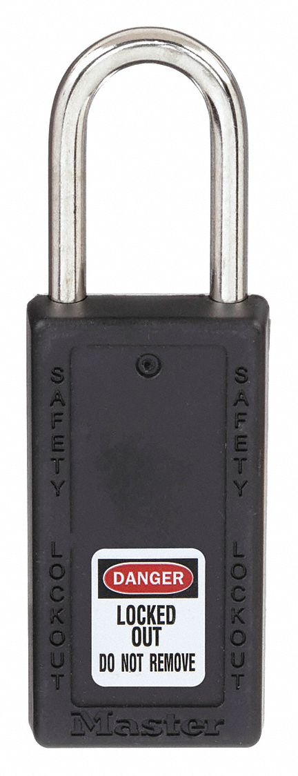 MASTER LOCK, Keyed Different, Thermoplastic, Lockout Padlock - 4FG06 ...