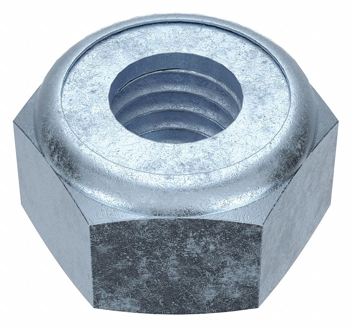 Nylon Insert, 1 1/4"-7 Thread Size, Lock Nut - 22RV50|U12705.125.0001 ...