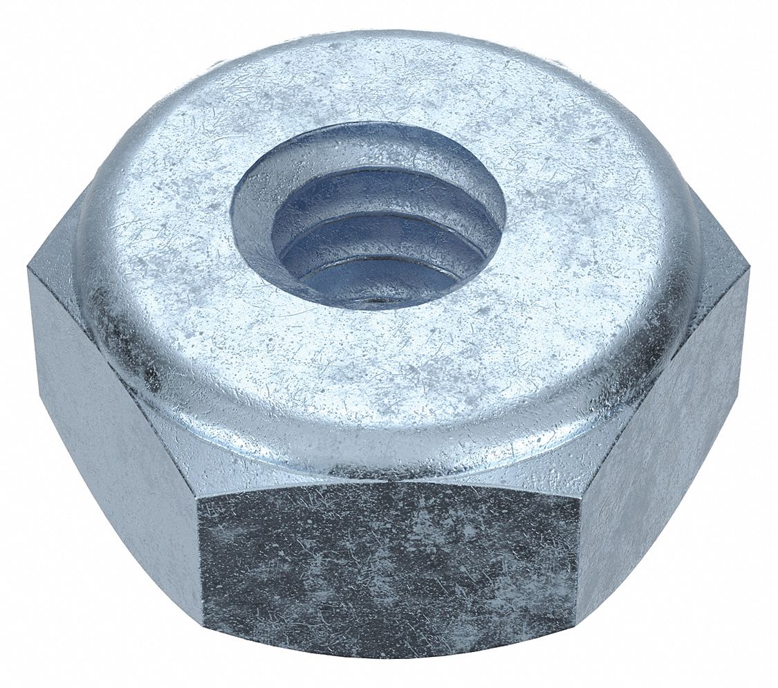 Nylon Insert, Jam Hex, Lock Nut - 4FJJ3|U12423.019.0001 - Grainger