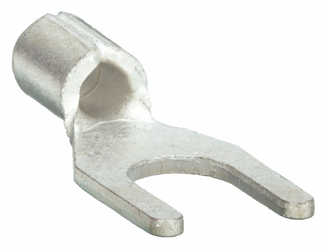 GRAINGER, Bare, #6 Stud Size, Fork Terminals - 4FRF7|4FRF7 - Grainger