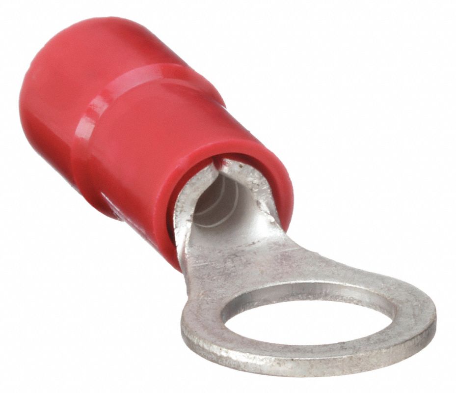 GRAINGER Terminal de Anillo , Roja Vinilo , Costura Soldado a Tope , 22 ...