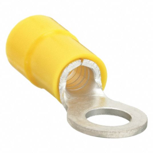 GRAINGER, Vinyl, Yellow, Ring Terminal - 4FRH8|4FRH8 - Grainger