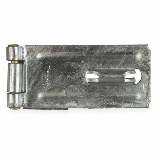 Conventional Fixed Staple Hasp, 7/8 inH x 1 1/2 inW x 3 1/4 inL ...