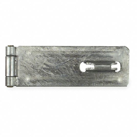 Conventional Fixed Staple Hasp, 7/8 inH x 1 1/2 inW x 4 1/2 inL ...
