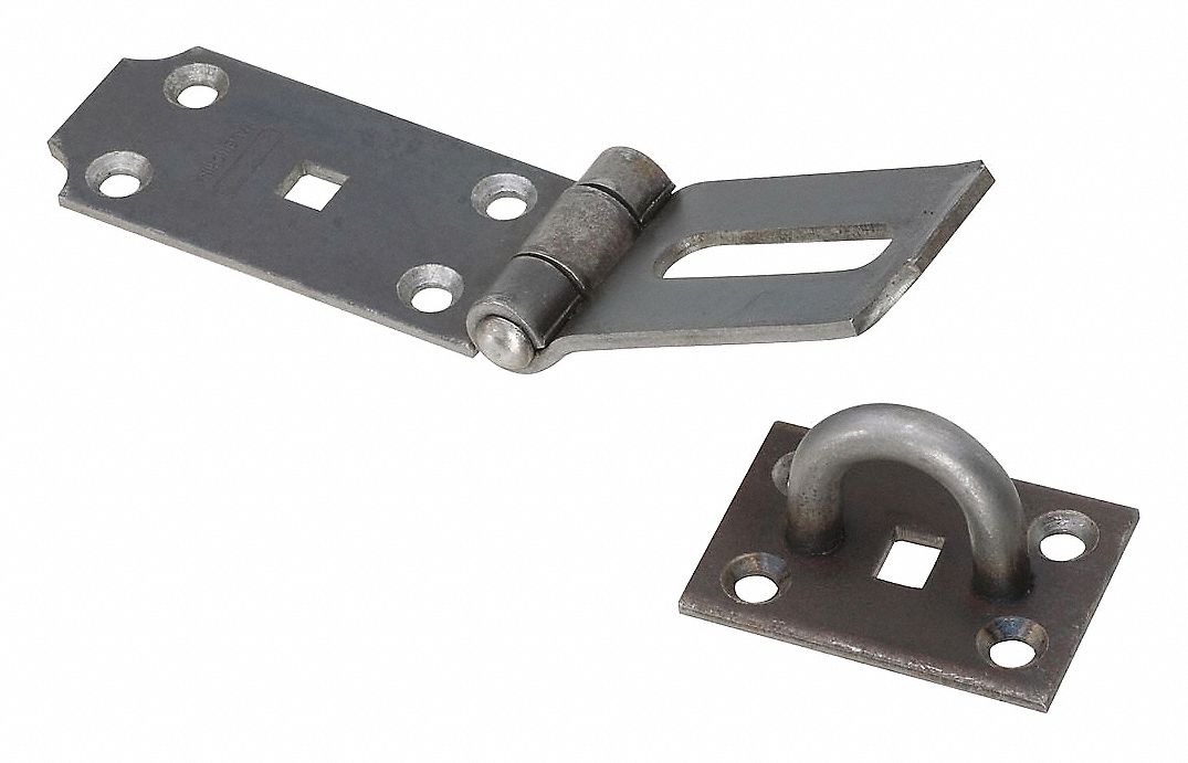 NATIONAL HARDWARE FIXED STAPLE HASP,STEEL - Hasps - WWG4FWD7 | 4FWD7 ...