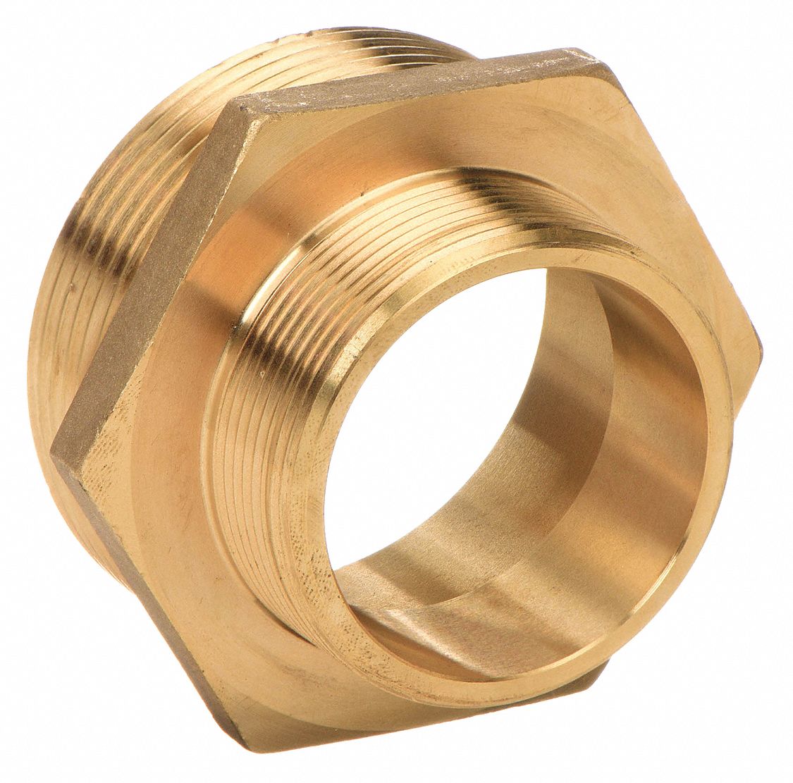 MOON AMERICAN, 2 in_2 1/2 in Compatible Pipe Size, NPT x NH, Fire Hose ...