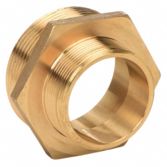 MOON AMERICAN, 2 in_2 1/2 in Compatible Pipe Size, NPT x NH, Fire Hose ...