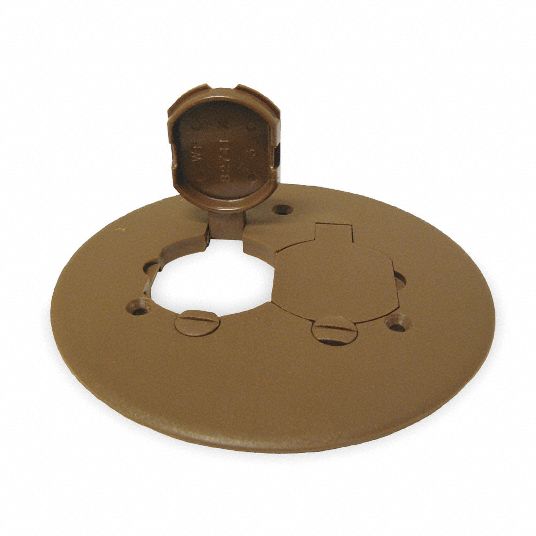CANTEX, Round, Bronze, Floor Box Cover - 4FYV7|5133678 - Grainger