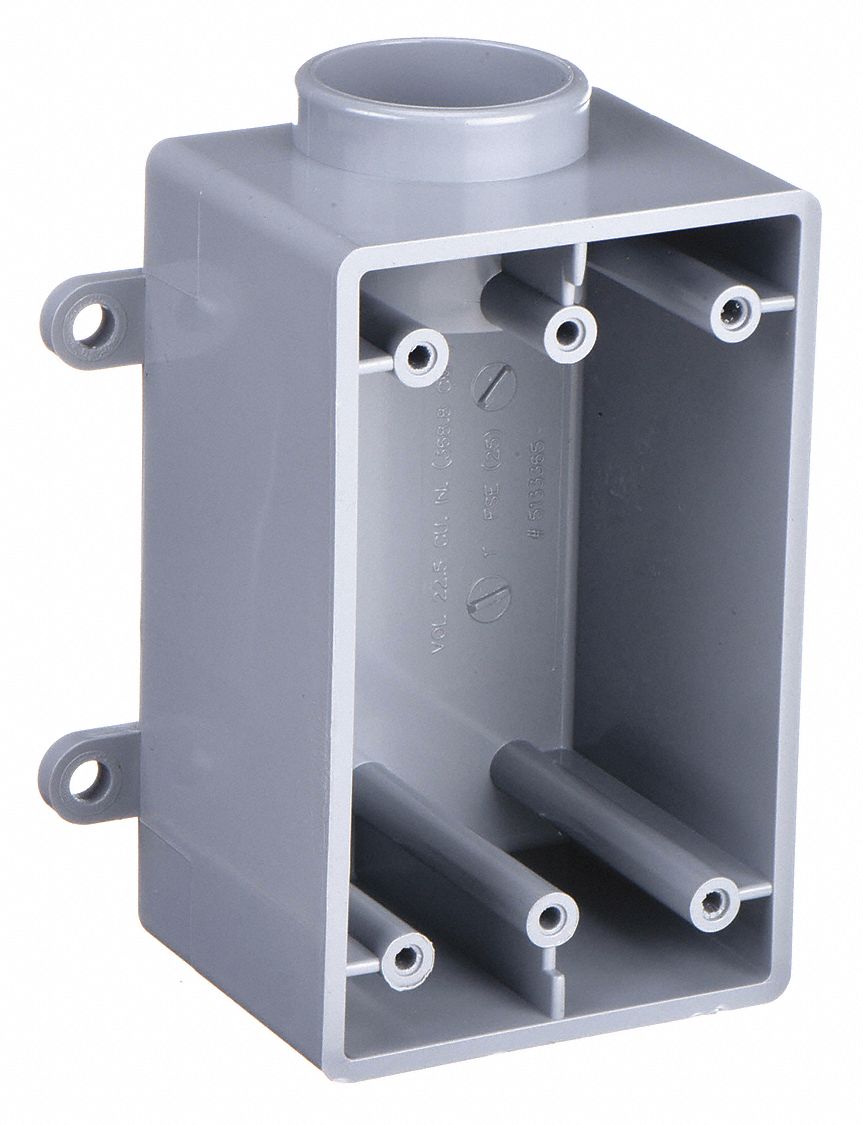 CANTEX, PVC, Rectangular, Electrical Box - 4FYW3|5133365 - Grainger