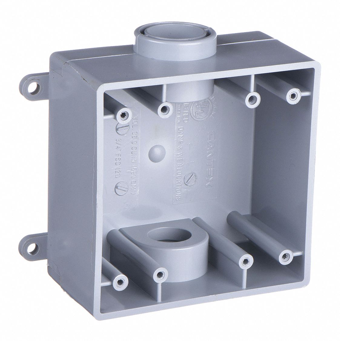 CANTEX, PVC, Rectangular, Electrical Box - 4FYX2|5133371 - Grainger
