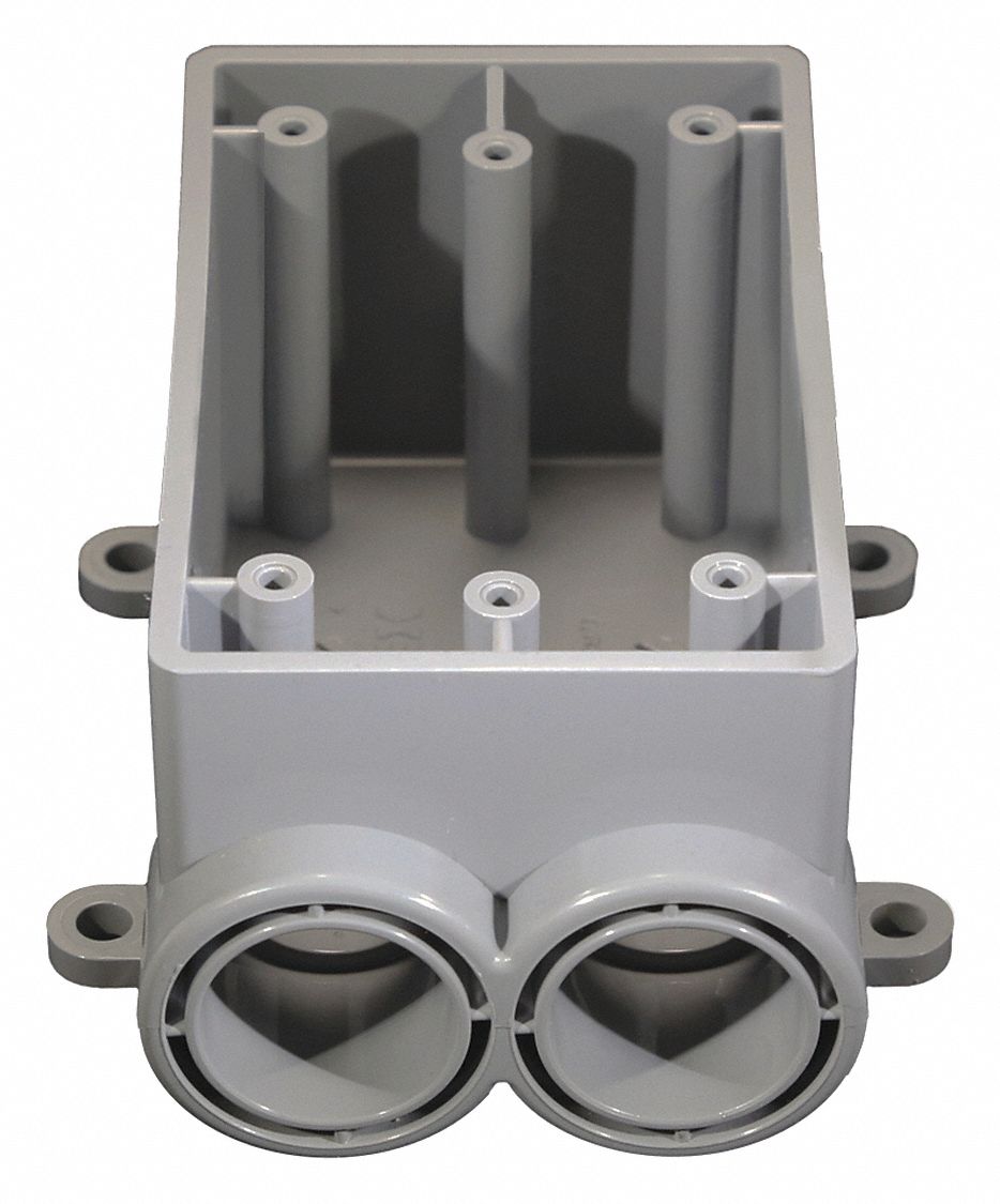 CANTEX, 1 Gangs, 1 in Hub Size, Weatherproof Electrical Box - 4FYX6 ... CANTEX, 1 Gangs, 1 in Hub Size, Weatherproof Electrical Box - 4FYX6 ...