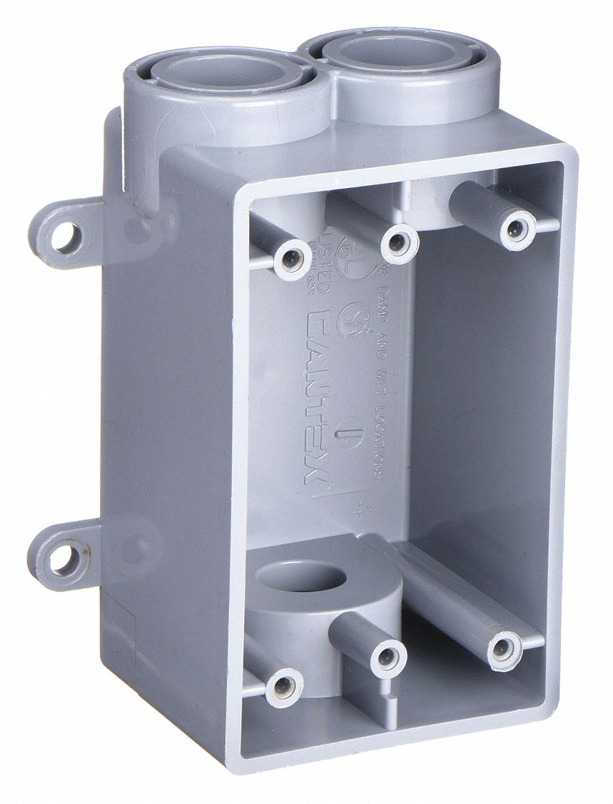 CANTEX, PVC, Rectangular, Electrical Box - 4FYY1|5133544 - Grainger
