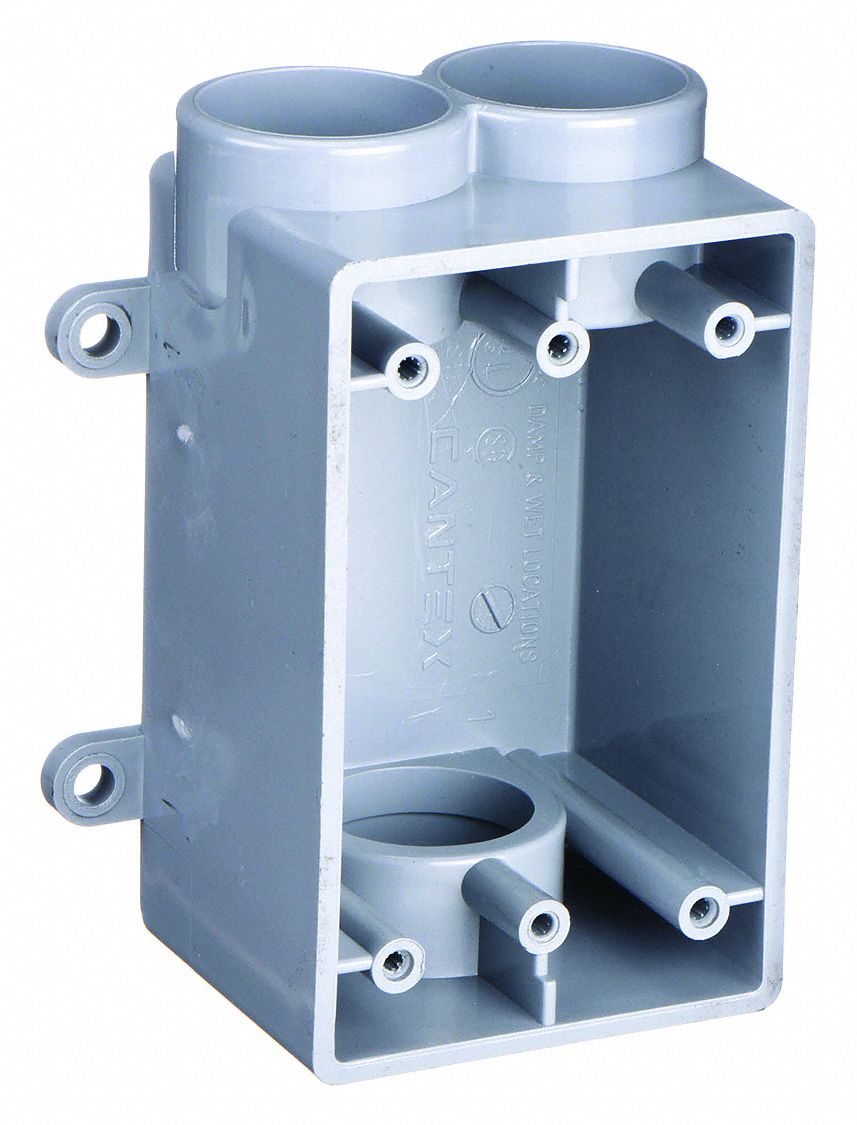 CANTEX, PVC, Rectangular, Electrical Box - 4FYY3|5133546 - Grainger