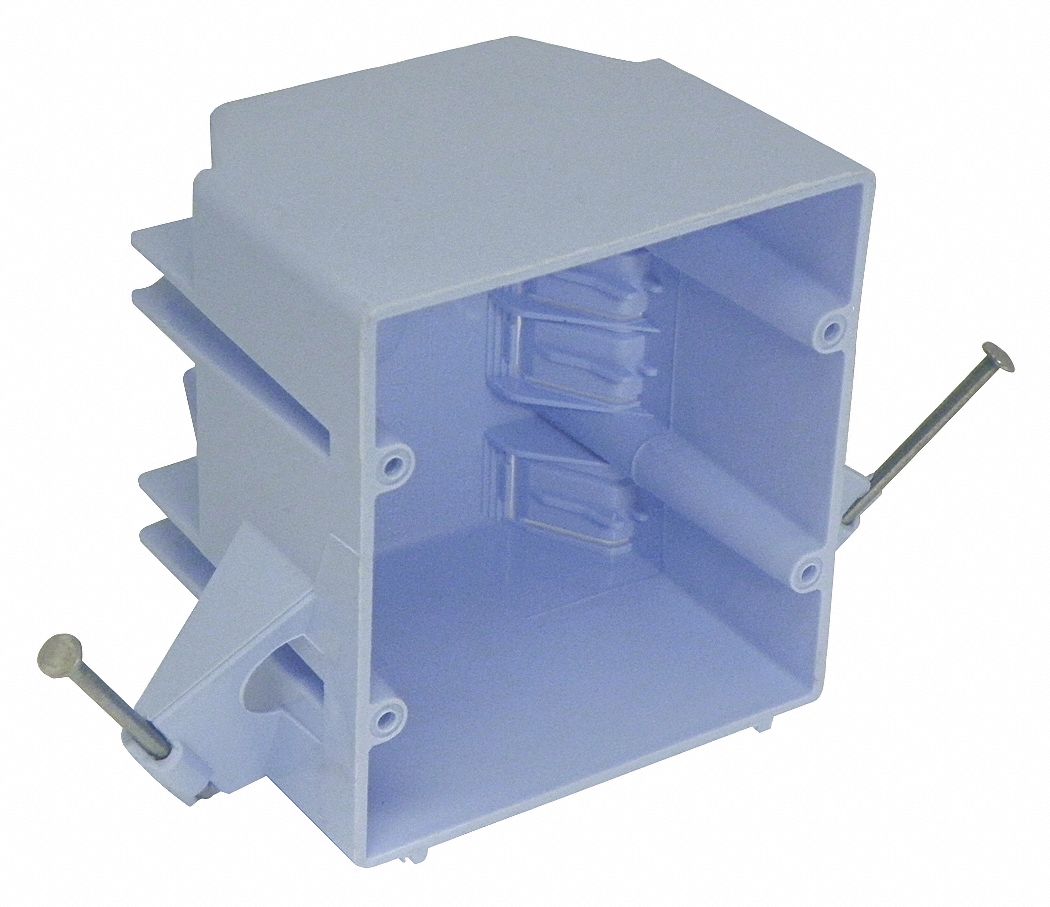 CANTEX Electrical Box: PVC, 3 1/16 in Nominal Dp, 3 15/16 in Nominal Wd ...