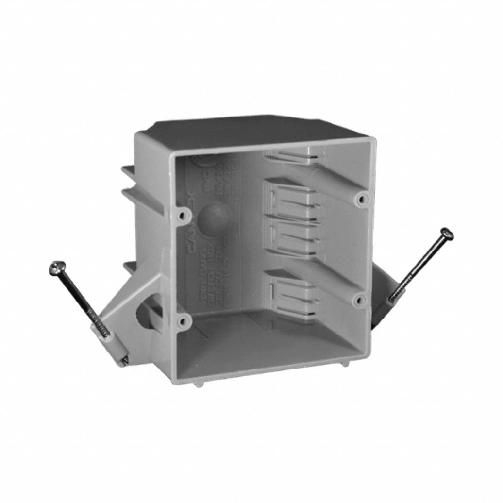 CANTEX, PVC, Nonmetallic Material & Nominal Size, Electrical Box ...