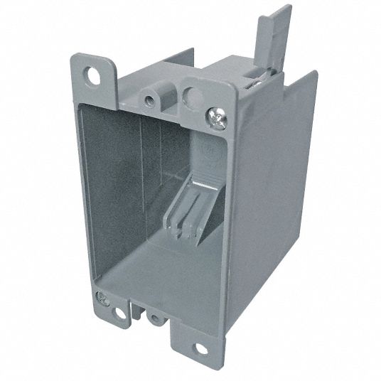 CANTEX Electrical Box: PVC, 3 in Nominal Dp, 2 1/4 in Nominal Wd, 2 7/8 ...