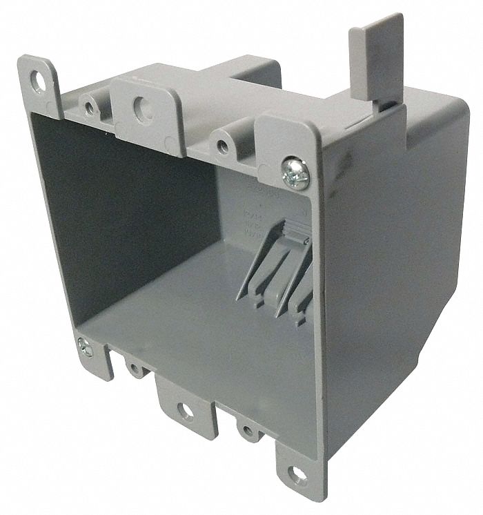 CANTEX Electrical Box: PVC, 2 7/8 in Nominal Dp, 4 in Nominal Wd, 3 in ...