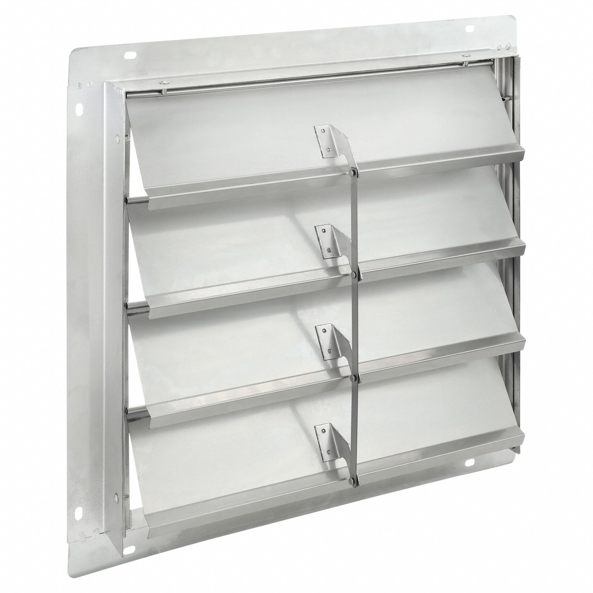 For 18 in Fan, Single Panel, 21"H-W 5 1/4"L SS Backdraft Dampr - 4FZJ6 ...