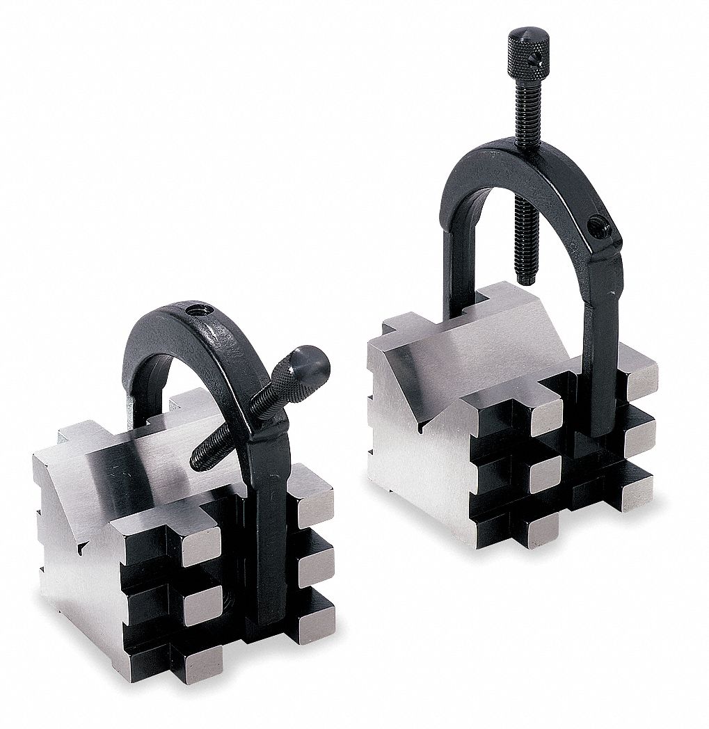 V Block, Material Steel, PK 2 - Grainger