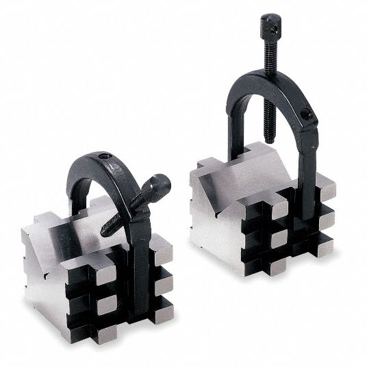 V Block, Material Steel, PK 2 - Grainger