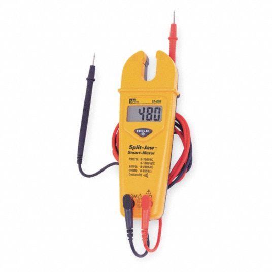 IDEAL, Open-Jaw Jaw, CAT III 1000V/CAT IV 600V, Clamp Meter - 4GA52|61 ...