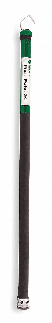 GREENLEE, Clip, 2 1/4 in Rod Dia, Telescoping Fish Stick - 4GA98|FP24 ...