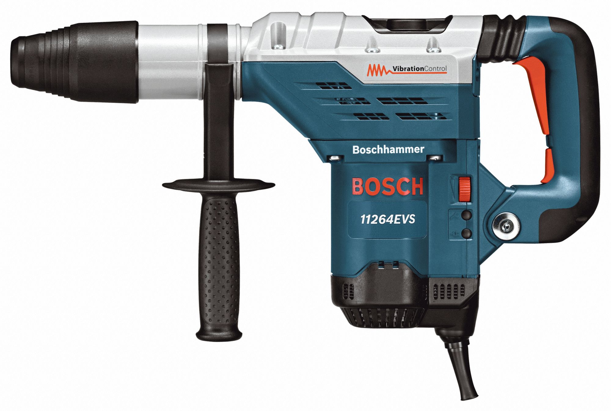 BOSCH Rotary Hammer Kit: SDS-Max, L-Shape, 1 5/8 in Capacity, 6.5 ft-lb ...