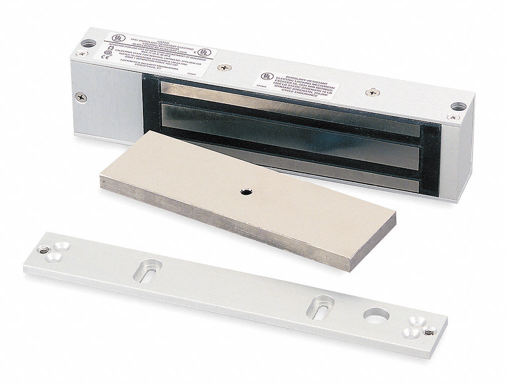 Electromagnetic Lock, Surface Mount, Opening Action Instant Open - Grainger
