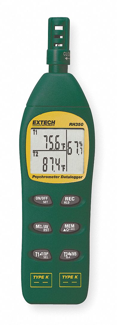 EXTECH Hygro Thermometer Psychrometer: Onboard, With Cert. of ...