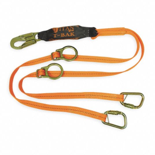 HONEYWELL MILLER Shock-Absorbing Tie-Back Lanyard - 4GE95|T6121TB/6FTAF ...
