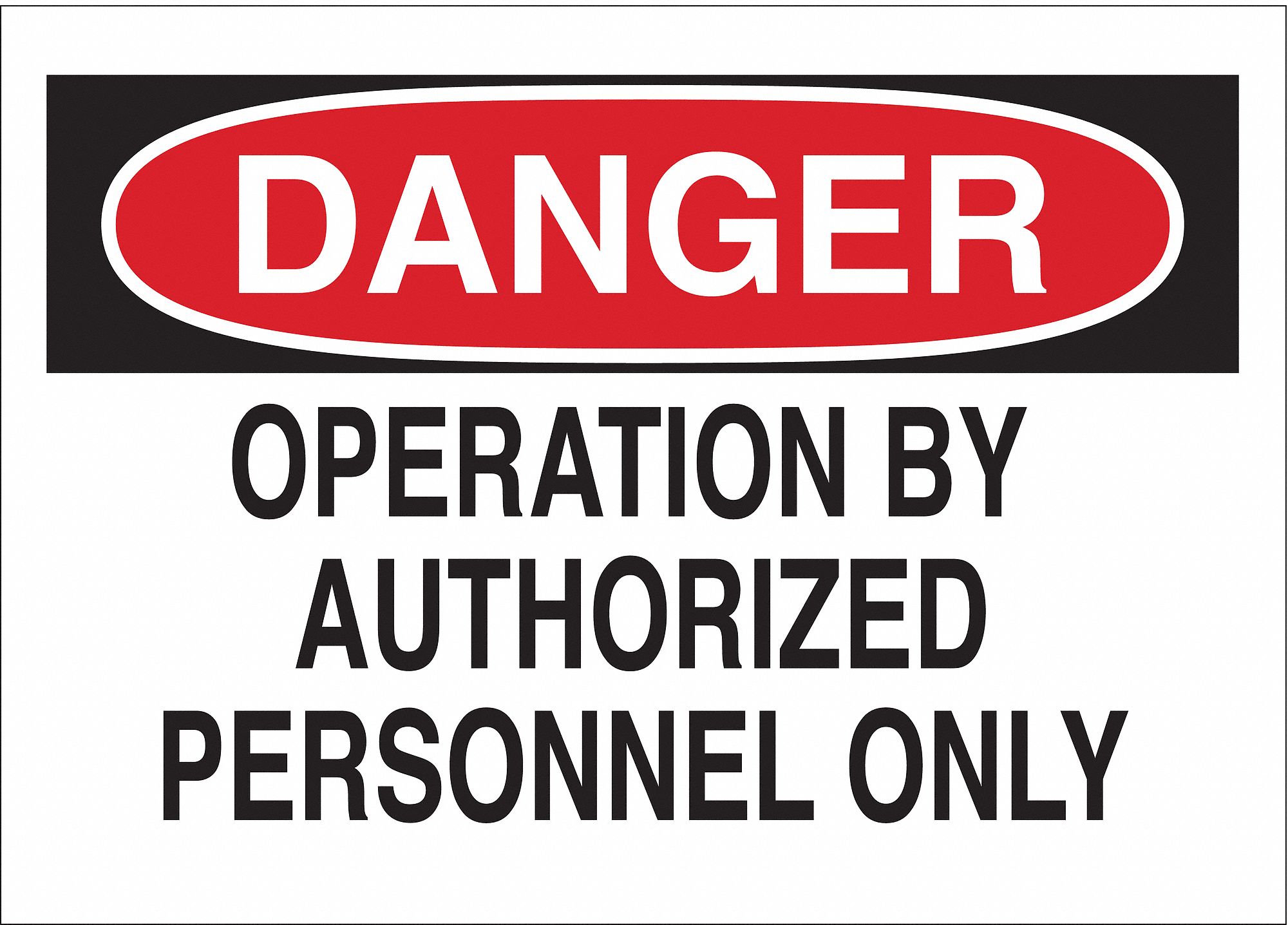 Polyester, Adhesive Sign Mounting, Danger Sign - 6FT14|88160 - Grainger