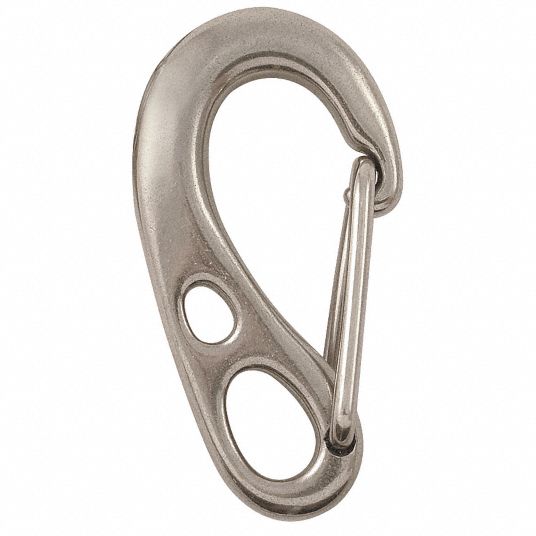 Forged Spring Snap, Load Rated, 2 3/4 in Overall Length, 5/16 in Eye ...