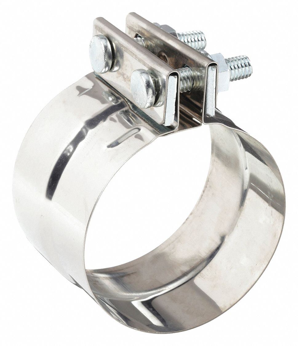 DAYCO, Band Clamp, 5 in Compatible Pipe Dia - Max, Exhaust Clamp ...