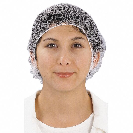 Hairnet, White, PK 100 - Grainger