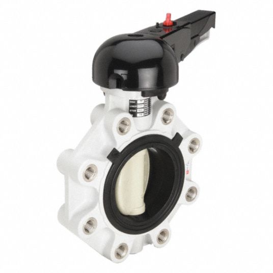 6 in Pipe Size, 150 psi Max. Pressure (CWP), Butterfly Valve - 4GPL5 ...