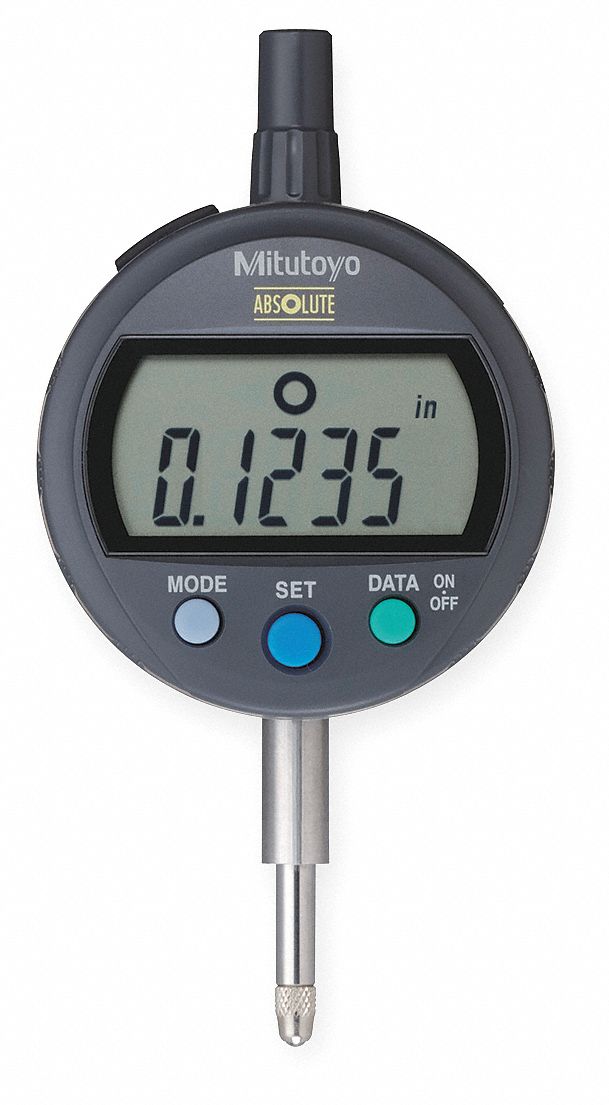 MITUTOYO Indicador Digital Electrónico, 0.500"/12.7mm Rango, 0.00005"/0 ...