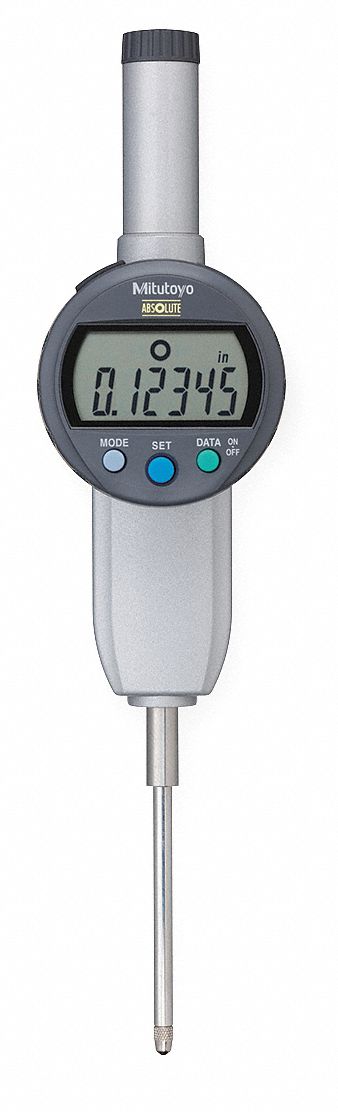 MITUTOYO Indicador Digital Electrónico, 2"/50mm Rango, 0.00005"/0.0001 ...