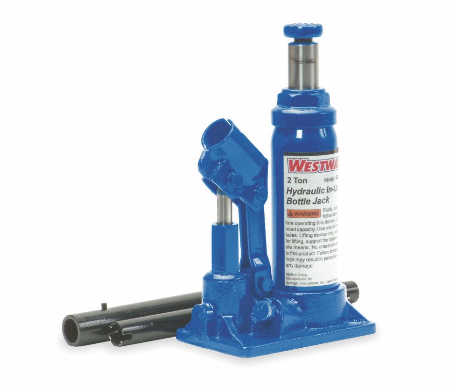 WESTWARD Gato de Botella Hidráulico Bomba el Línea 2 ton - 4GU75 ...