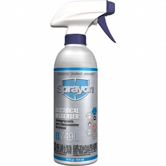 SPRAYON, Solvent Based, Trigger Spray Bottle, Electrical Degreaser ...