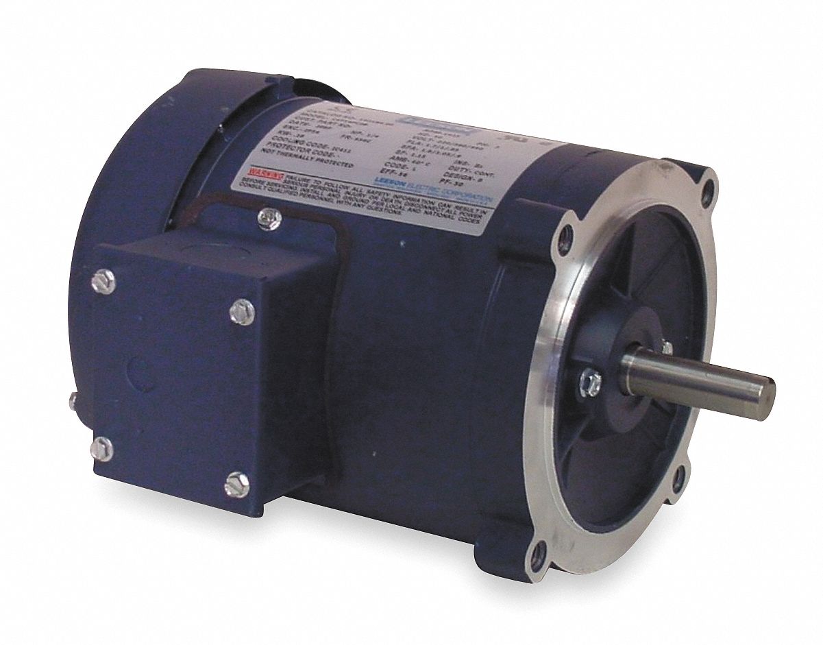 1/4 HP 50 Hz Motor,3-Phase,1425 Nameplate RPM,220/380/440 Voltage,Frame ...