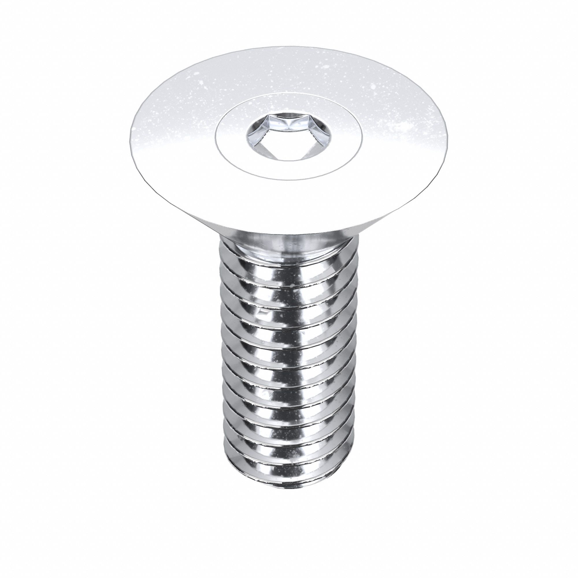 #8-32 Thread Size, 5/8 in Lg, Socket Flat Head Screw - 4GUY2|MPB3566 ...