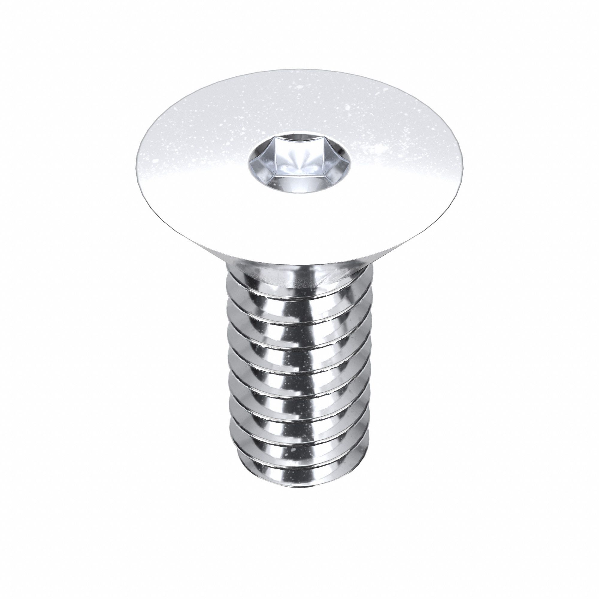 #10-24 Thread Size, 1/2 in Lg, Socket Flat Head Screw - 4GUY4|MPB3568 ...