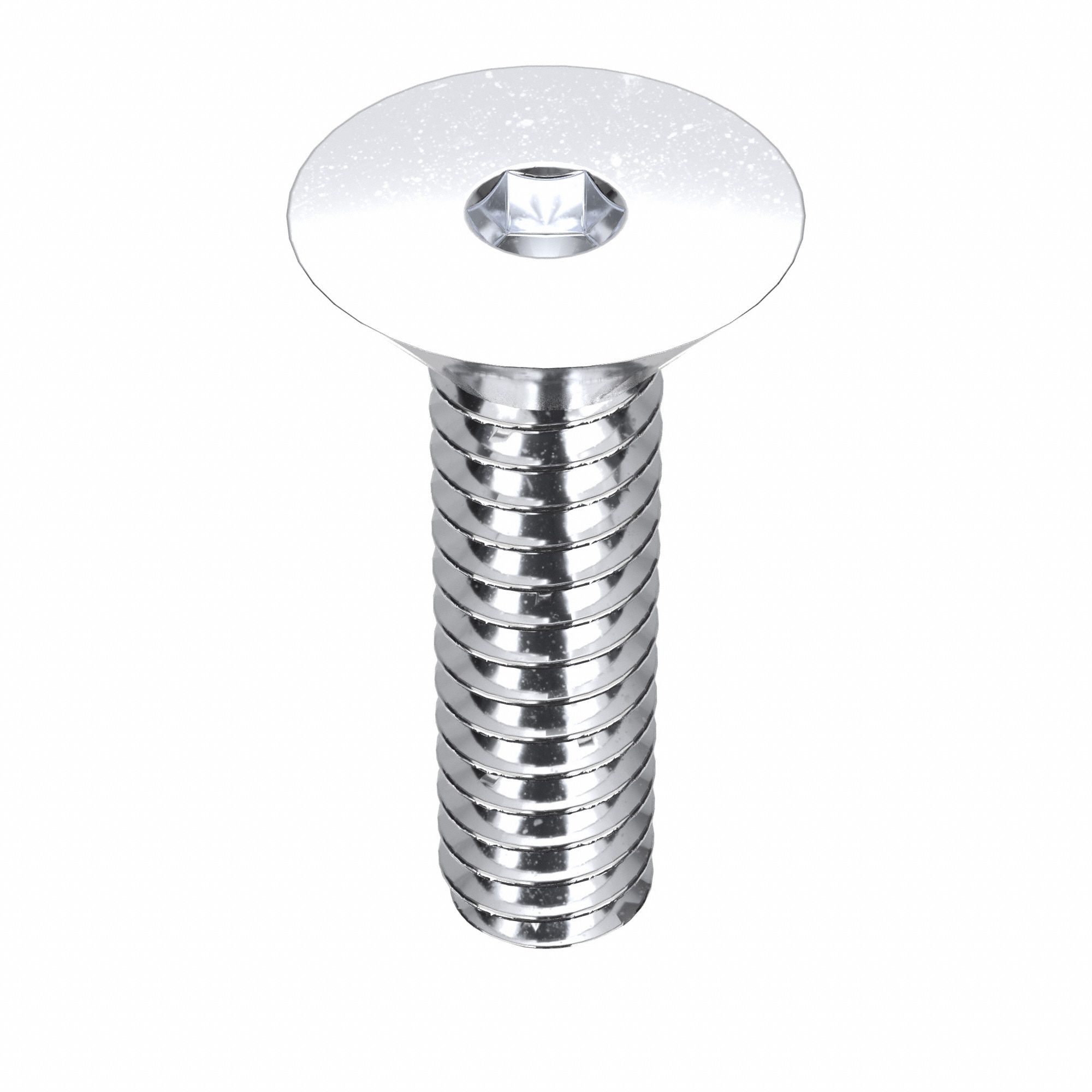 #10-24 Thread Size, 3/4 in Lg, Socket Flat Head Screw - 4GUY5|MPB3569 ...