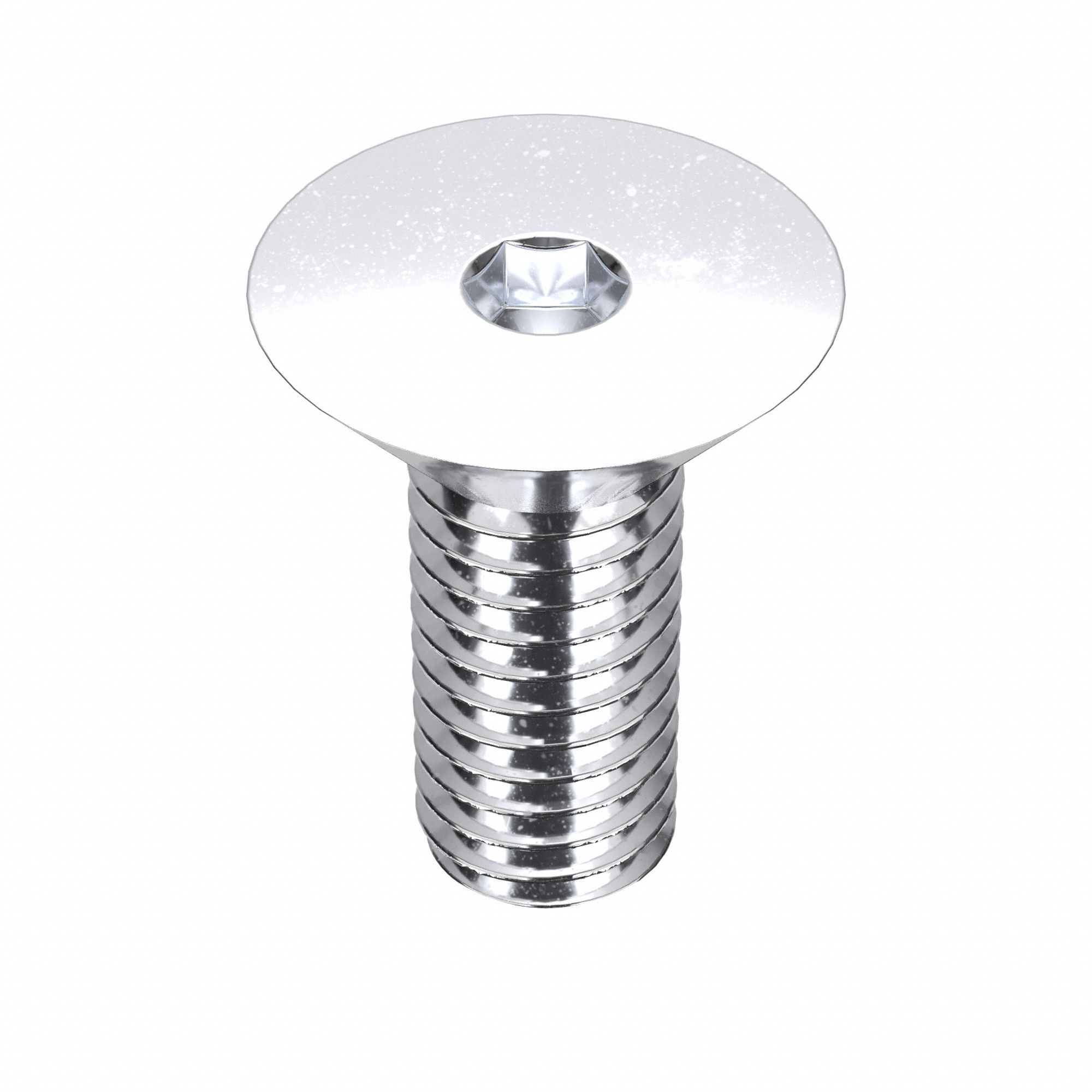 3/8"-16 Thread Size, 1 in Lg, Socket Flat Head Screw - 4GVA5|MPB3587 ...