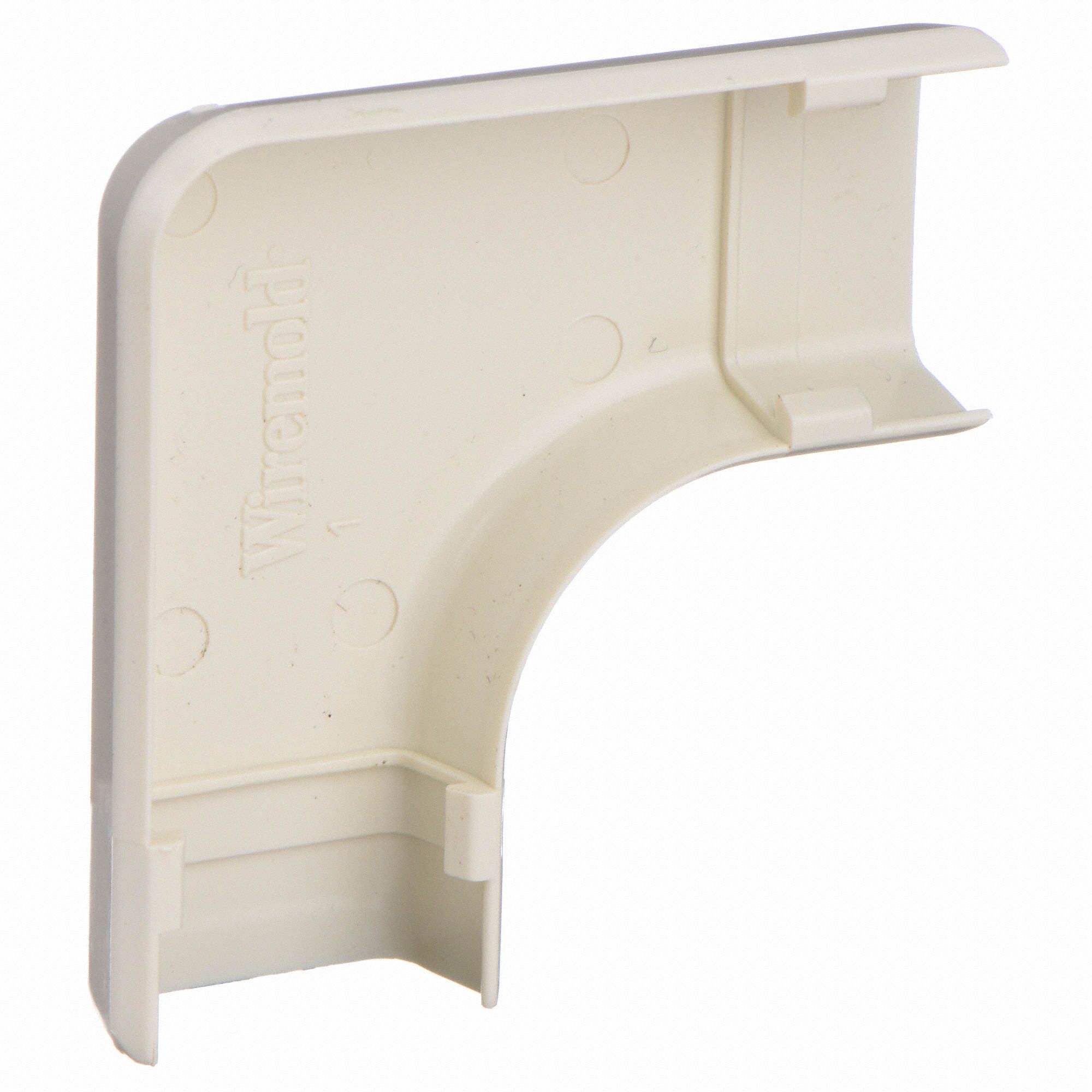 LEGRAND 90 Degrees Flat Elbow: 400, 1 in Wd, 1/2 in Ht, Plastic, Ivory ...