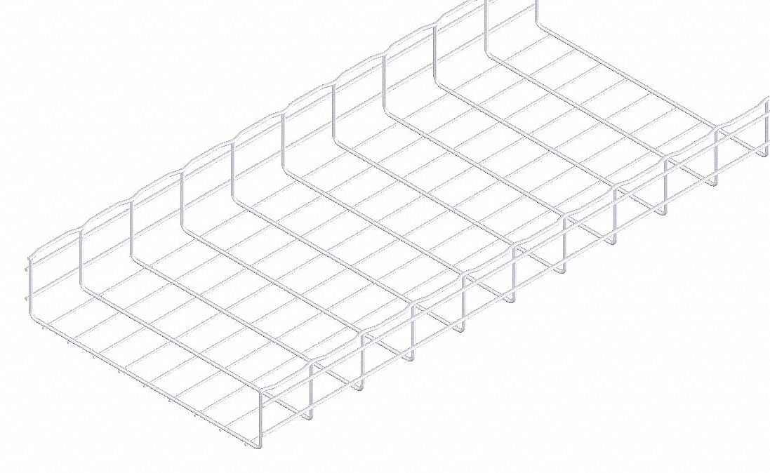 CABLOFIL, 18 in Wd, 4 in Ht, Wire Mesh Cable Tray - 4GVY1|CF105/450EZ ...
